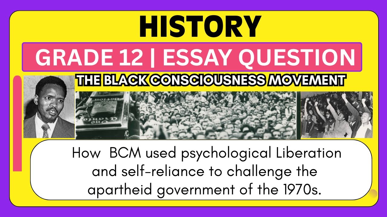 History Grade 12 Black Consciousness Movement | Exam Guide & Revision ...