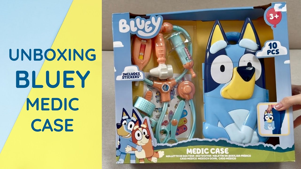 Unboxing the Bluey Medic Case 🩺 | Relaxing ASMR Sounds & Full Toy ...