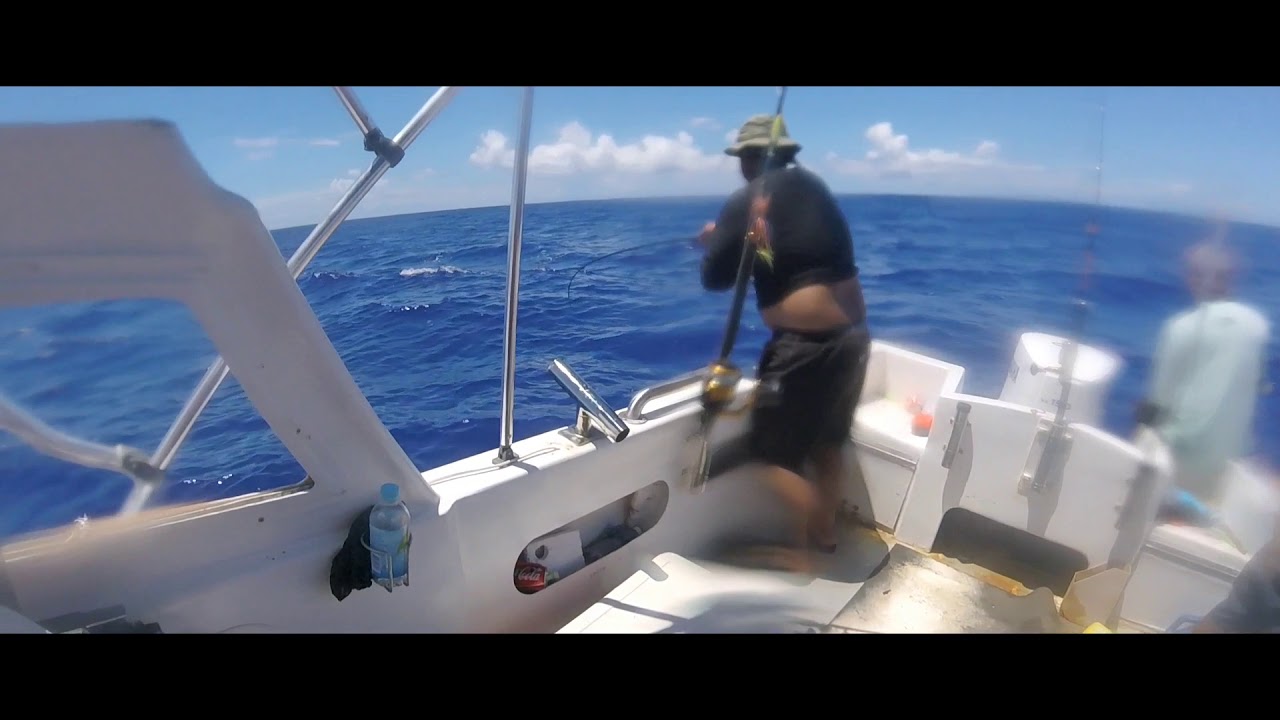Fun and epic fishing on Coke Reef Volcano 10 miles west of Tinian, CNMI ...