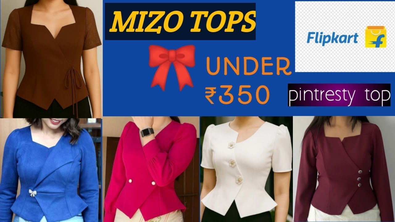 Mizo tops from flipkart 💞 mizo sunday dress new design 💞 mizo tops haul ...