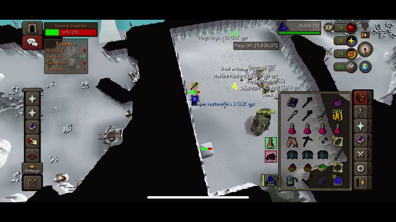 Bandos General Graardor solo shadow mage only OSRS MOBILE - YouTube
