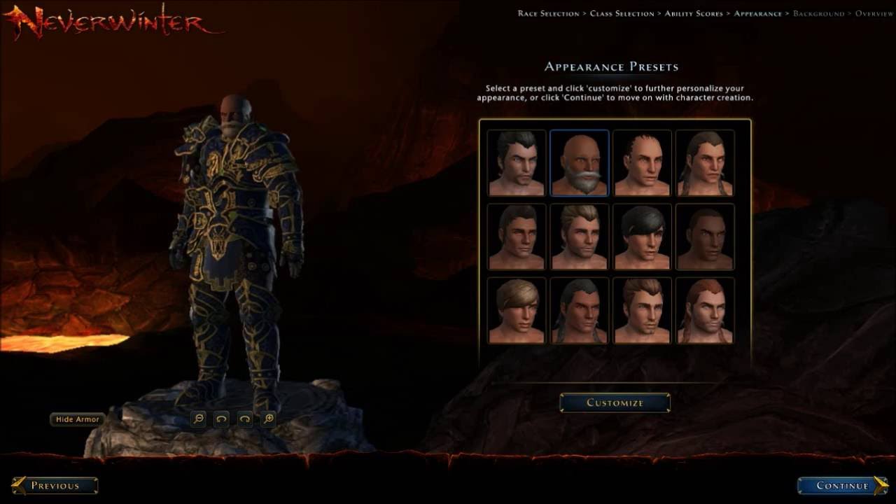 Neverwinter - Character selection - Gameplay -PC Let’s Play Paladin ...
