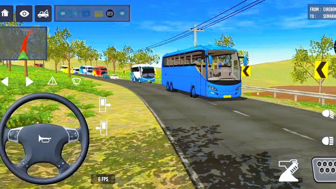 Indonesia Bus 2024 | Coach Bus Simulator City bus euro driving gameplay ...