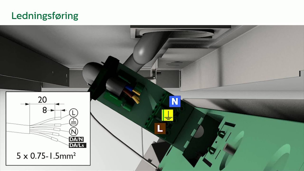 Philips CoreLine Surface-Mounted Installationsvideo - YouTube