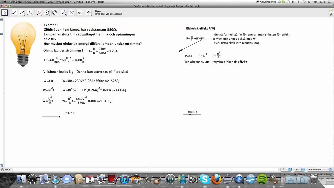 Del 6. Elektrisk energi och effekt - YouTube