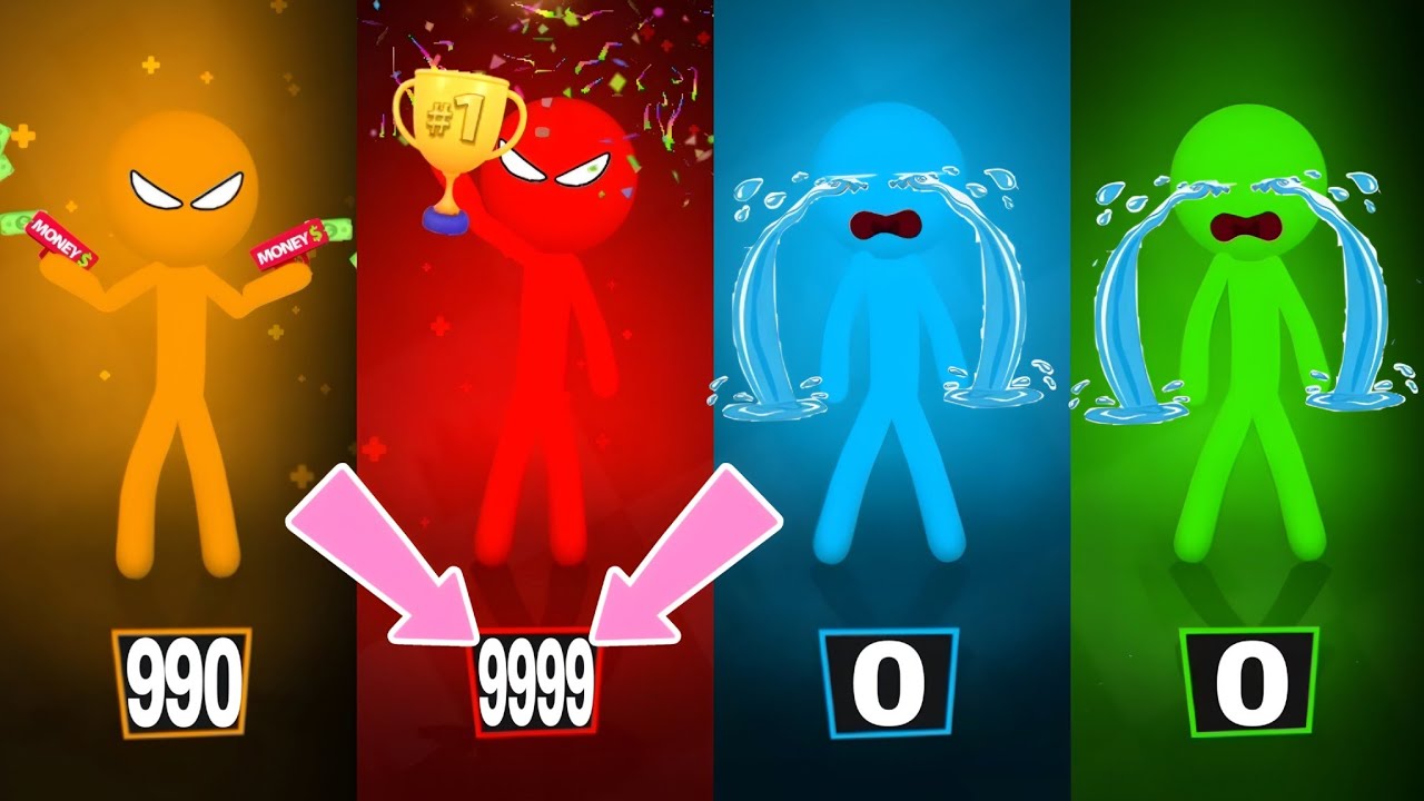 How's it POSSIBLE?! Tournament Random Cup - Stickman Party 234 ...
