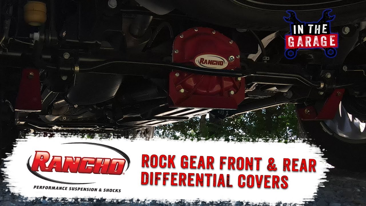 Rancho - Rock Gear Front and Rear Differential Covers: Features and ...