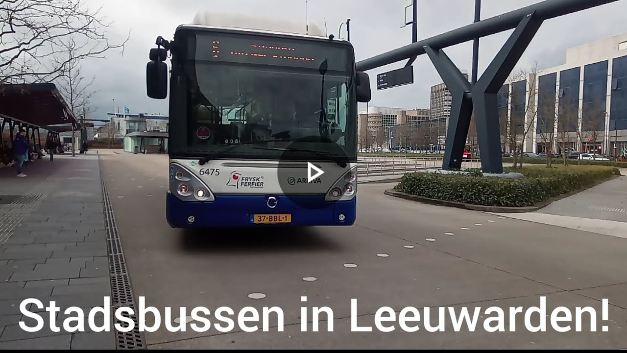 Stadsbussen in Leeuwarden - YouTube