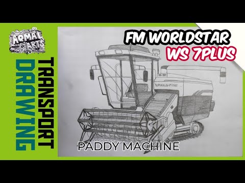 [TRANSPORT DRAWING] Paddy Machine (mesin padi),FM Worldstar Mini - YouTube