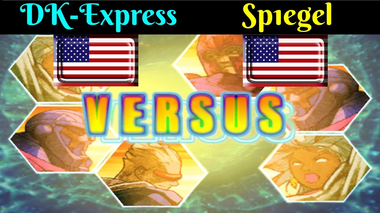 Marvel Vs. Capcom 2 New Age of Heroes: Dk-Express Vs Sp1egel - YouTube