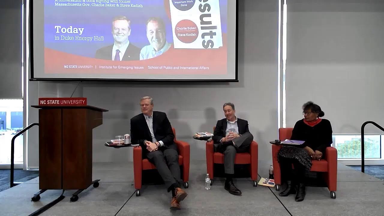 A conversation with Massachusetts Gov. Charlie Baker and Steve Kadish ...