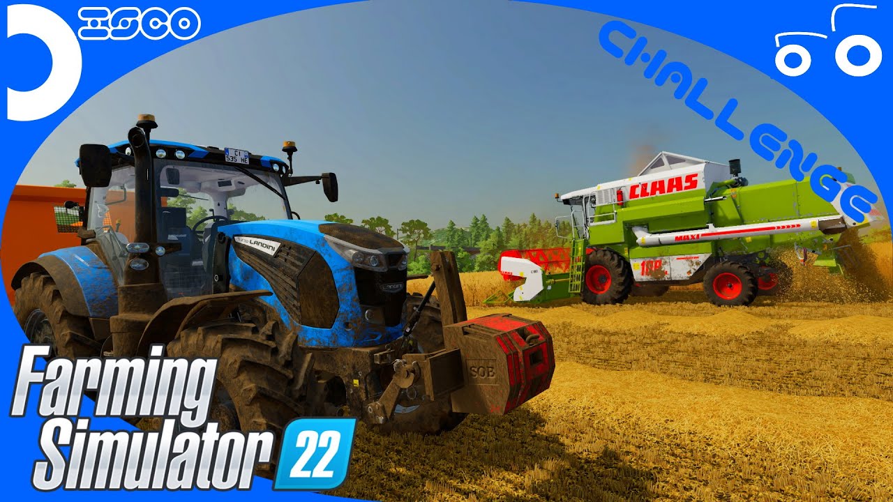 FS22 Challenge S2E14 - Combine Turning Circles! - YouTube