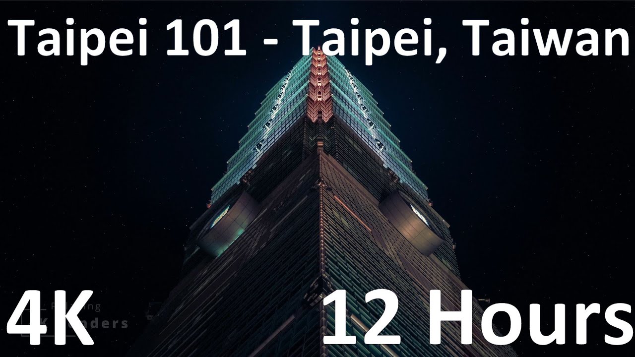 Taipei 101, Taipei City, Taiwan - 4K Animated Photo - Silent Landmark ...