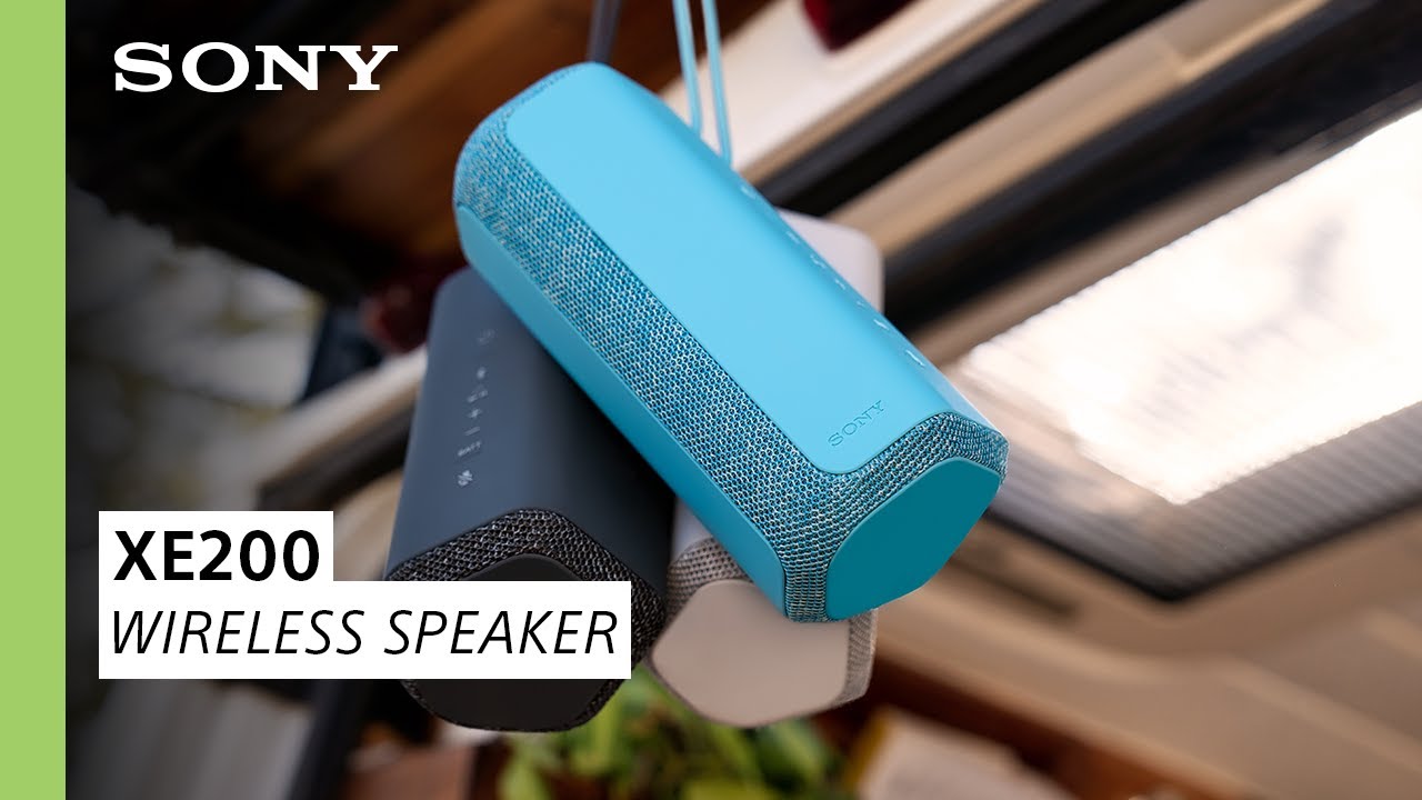 Sony | XE200 Portable Bluetooth Speaker - YouTube