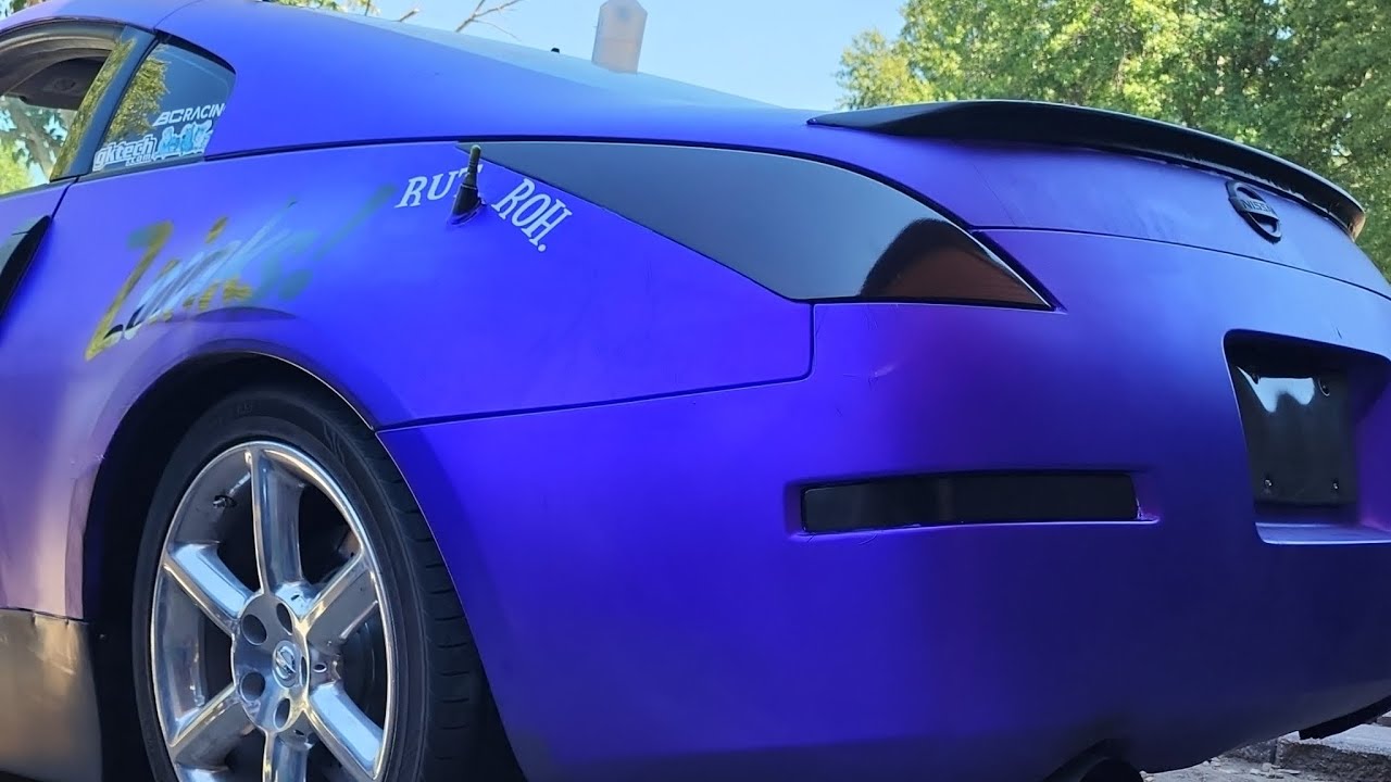 How to tint 350z tail lights. - YouTube