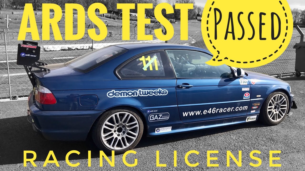 Passing the racing license ARDS test. - YouTube