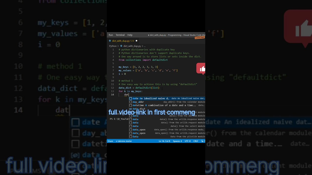 Python Dictionaries Dictionary With Duplicate Keys List Python Dictionaries Dictionary With Duplicate Keys List