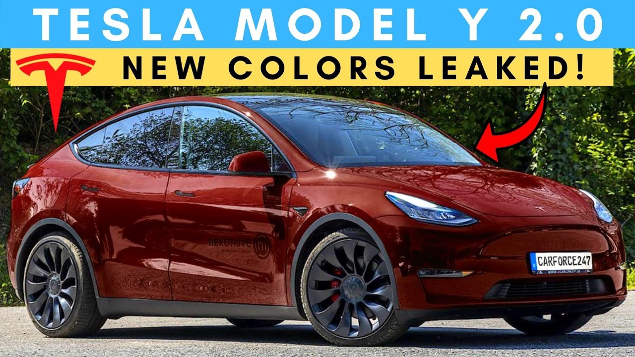 Tesla Model Y 2.0 New Colors Revealed & More Updates! - YouTube