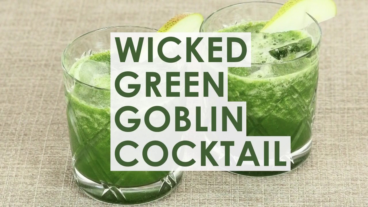 Wicked Green Goblin Cocktail - YouTube