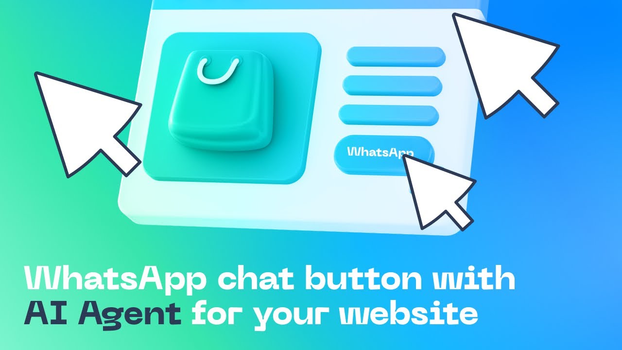 WhatsApp chat button with AI Agent for your website - YouTube