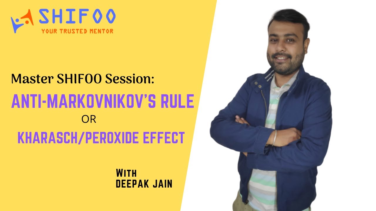 ANTI-MARKOVNIKOV'S RULE | KHARASCH or PEROXIDE Effect | BASIC CONCEPT ...