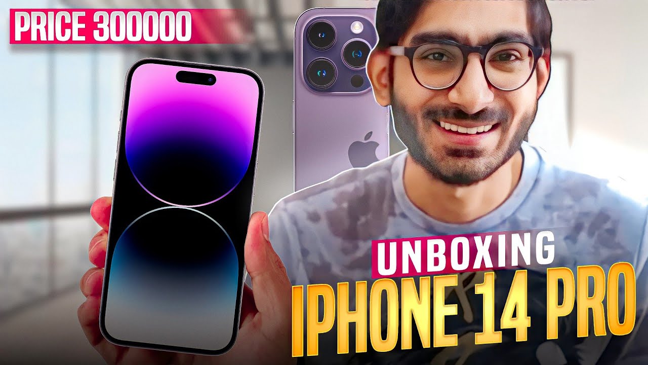 UNBOXING IPHONE 14 PRO 🔥WORTH 300000 😱 - YouTube