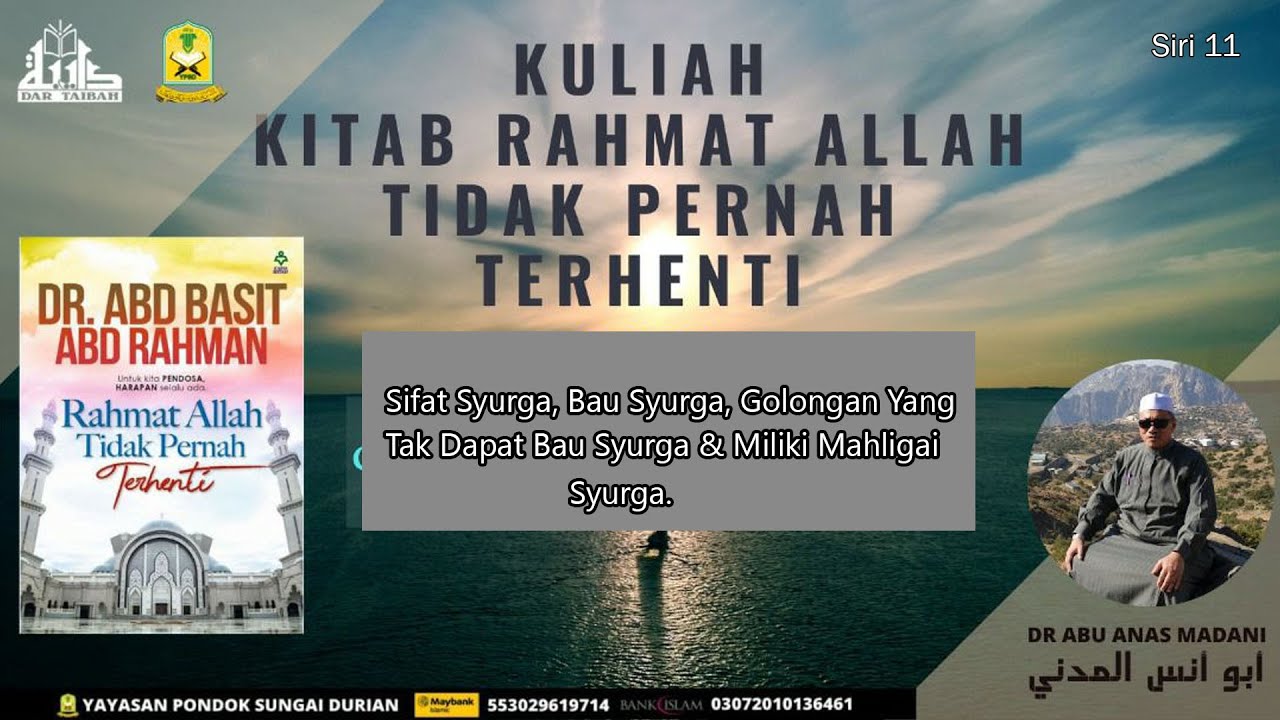 AAM 2023 RATPT (11); Mencium Bau Syurga, Golongan Yang Tak Dapat Bau ...