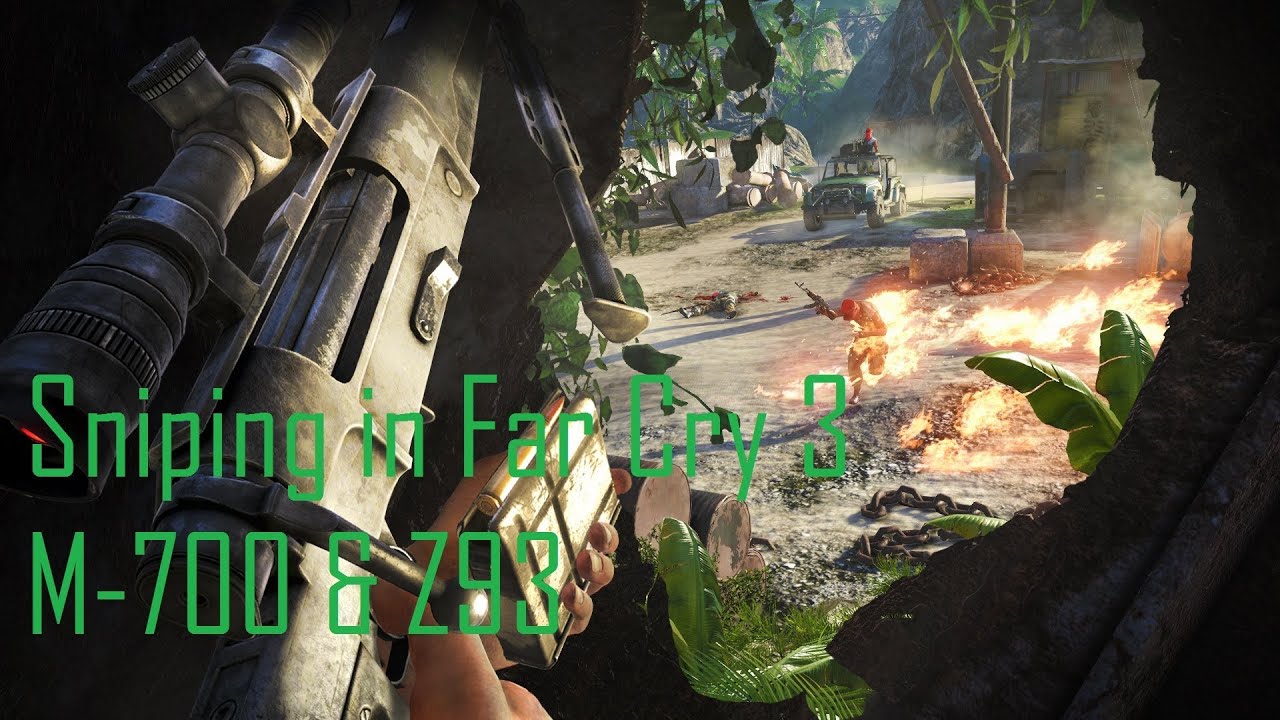 Sniping in Far Cry 3 - M-700 & Z93 (Singleplayer) - YouTube