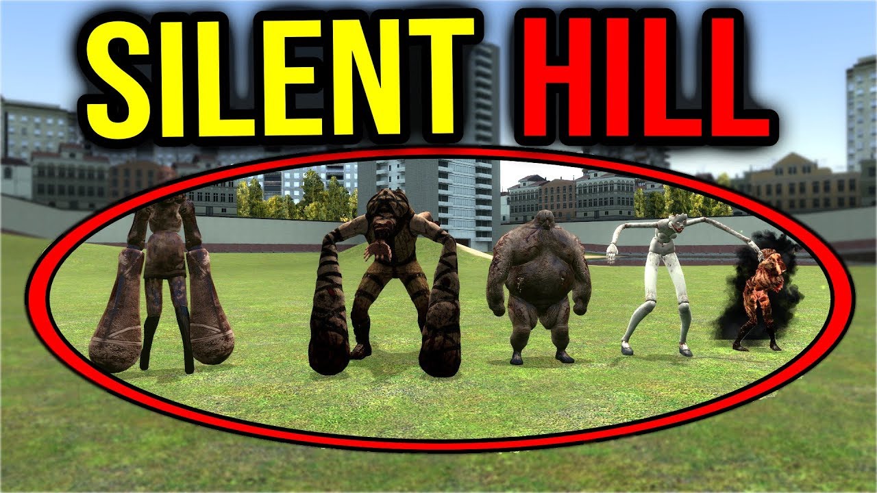 SCARY SILENT HILL SNPC!! (gmod nextbot) - YouTube