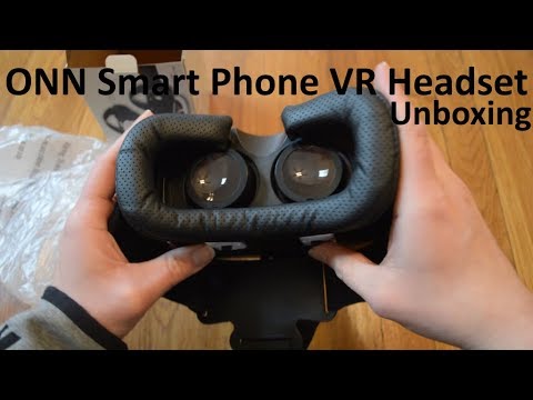 Unboxing ONN Smartphone Virtual Reality Headset (White) - YouTube