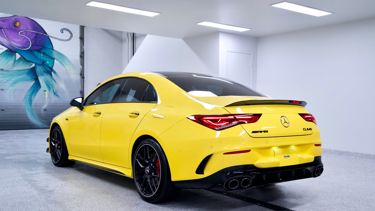 ULTIMATE NEW VEHICLE PREP! SUN YELLOW CLA45 AMG! - YouTube