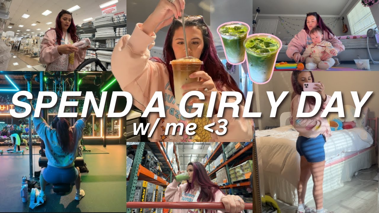 spend a girly day with me - YouTube