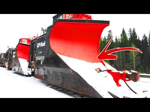 Kar Küreme Trenleri İş Başında. En Güçlü Teknik!