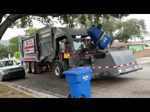 Athens Services, 1167 for recycle in Azusa CA part 3/3 in commercial - YouTube
