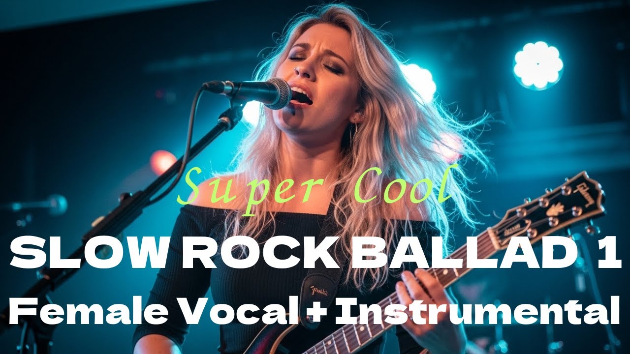 Super Cool SLOW ROCK BALLAD 1 by Female Vocal + Instrumental !!! - YouTube