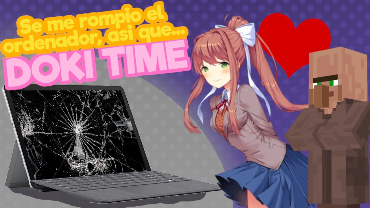 La ruta Yuri esta llena de aldeanos de Minecraft | Doki Doki Literature ...