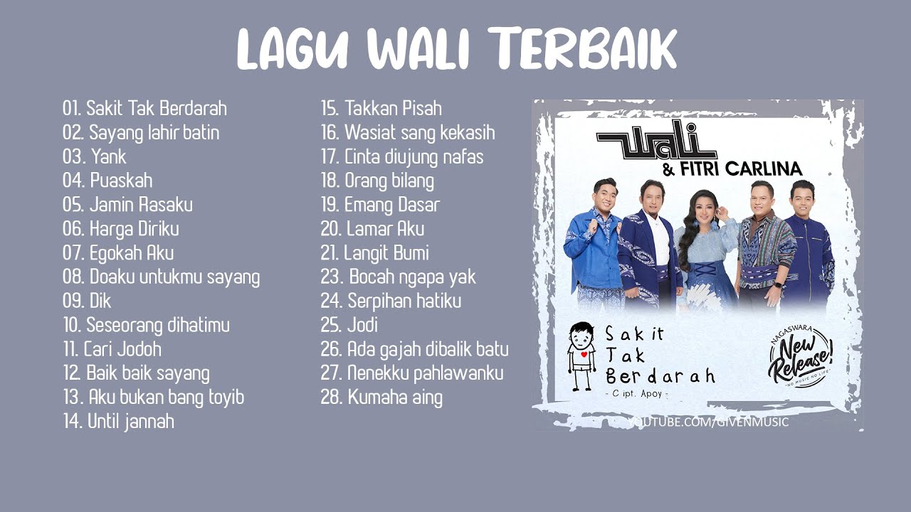 Lagu Wali Terbaik Enak Didengar - Wali Band Full Album Terbaik - YouTube