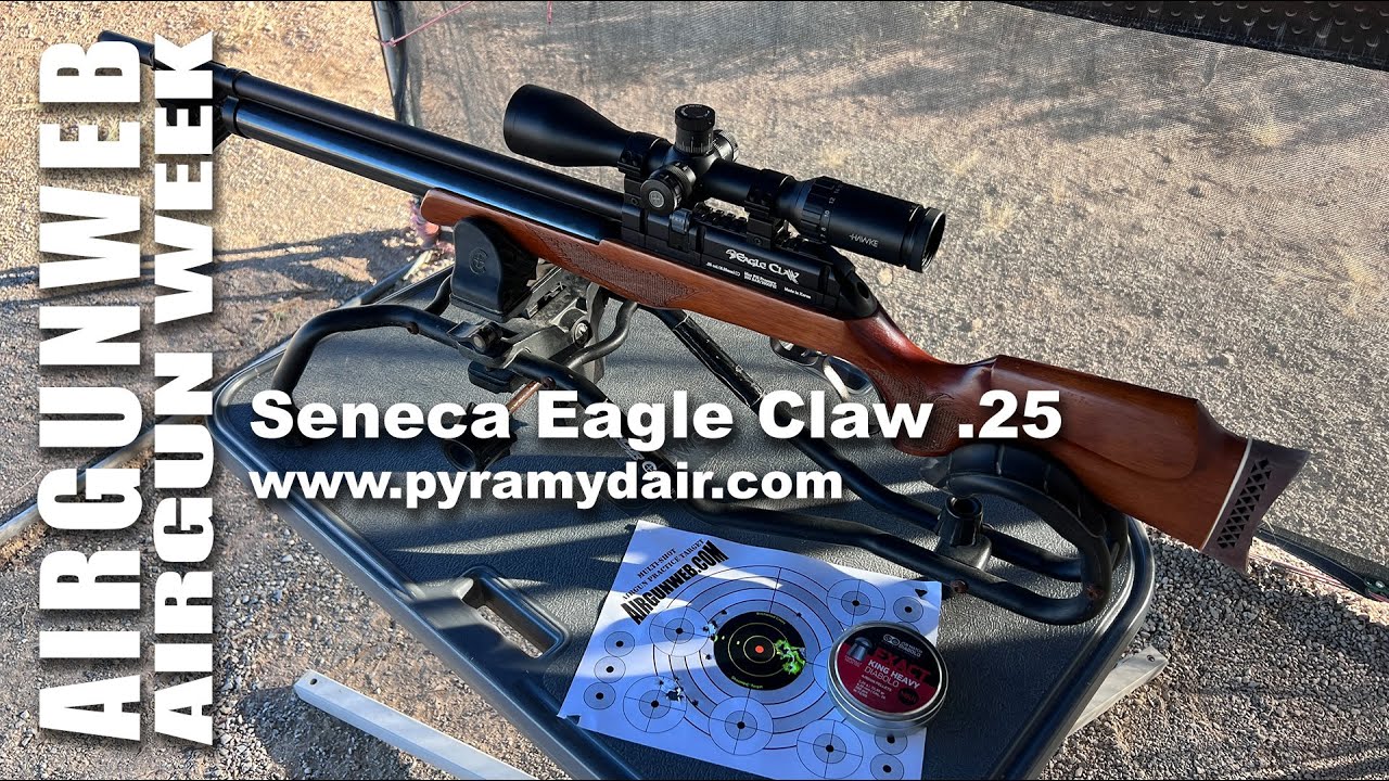 AIRGUN WEEK 2022 - Seneca Eagle Claw .25 Caliber - Awesome HUNTING PCP ...