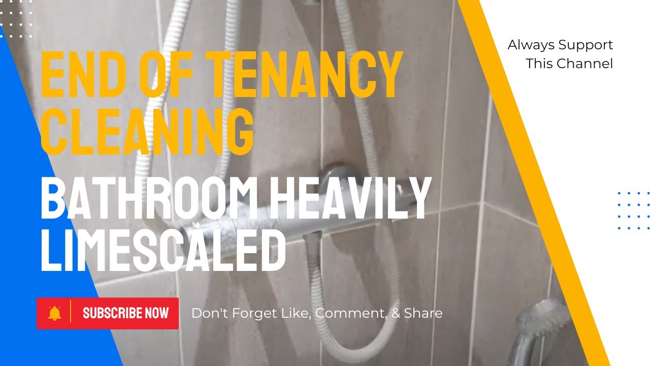 How to Remove Heavy Limescale: Bathroom Deep Cleaning Tips - YouTube