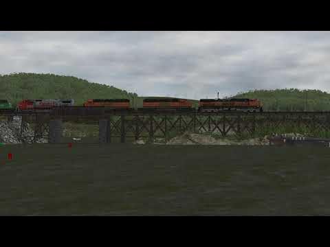 Open Rails Train Simulator-BNSF Unit Grainer c.1998 - YouTube