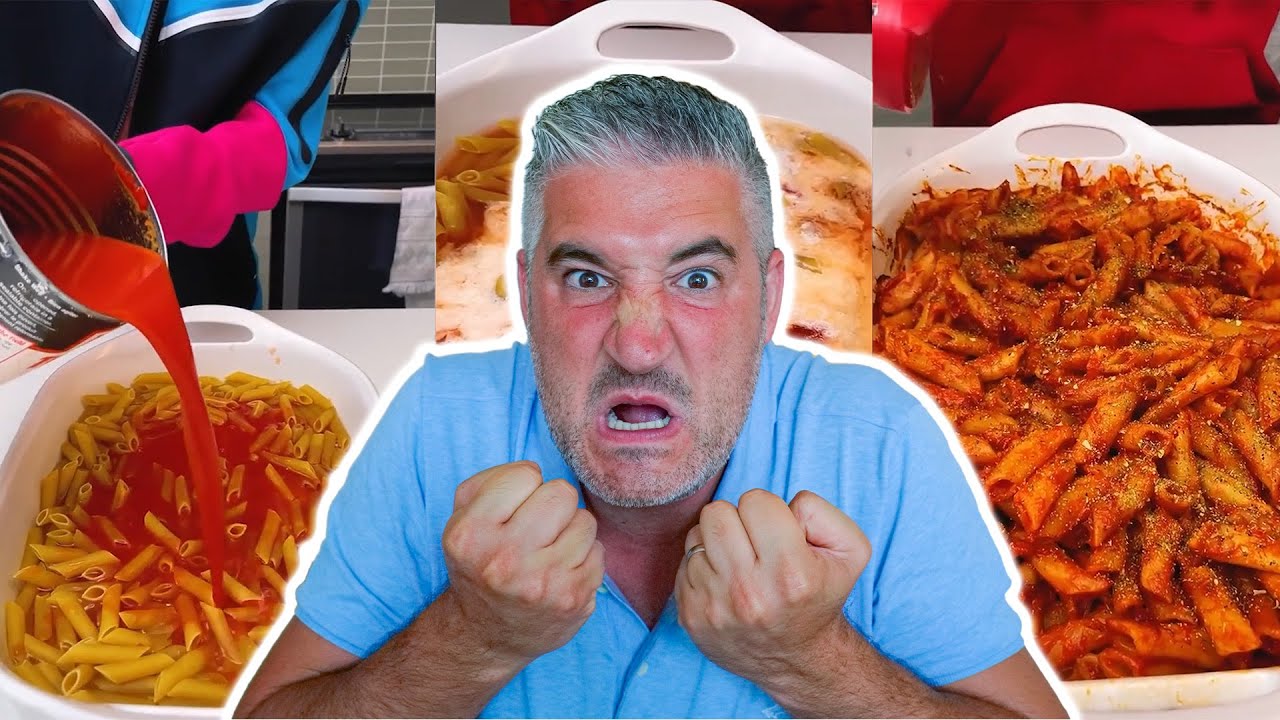 Italian Chef Reacts to Most Disgusting VODKA PASTA Ever by @ThePunGuys ...