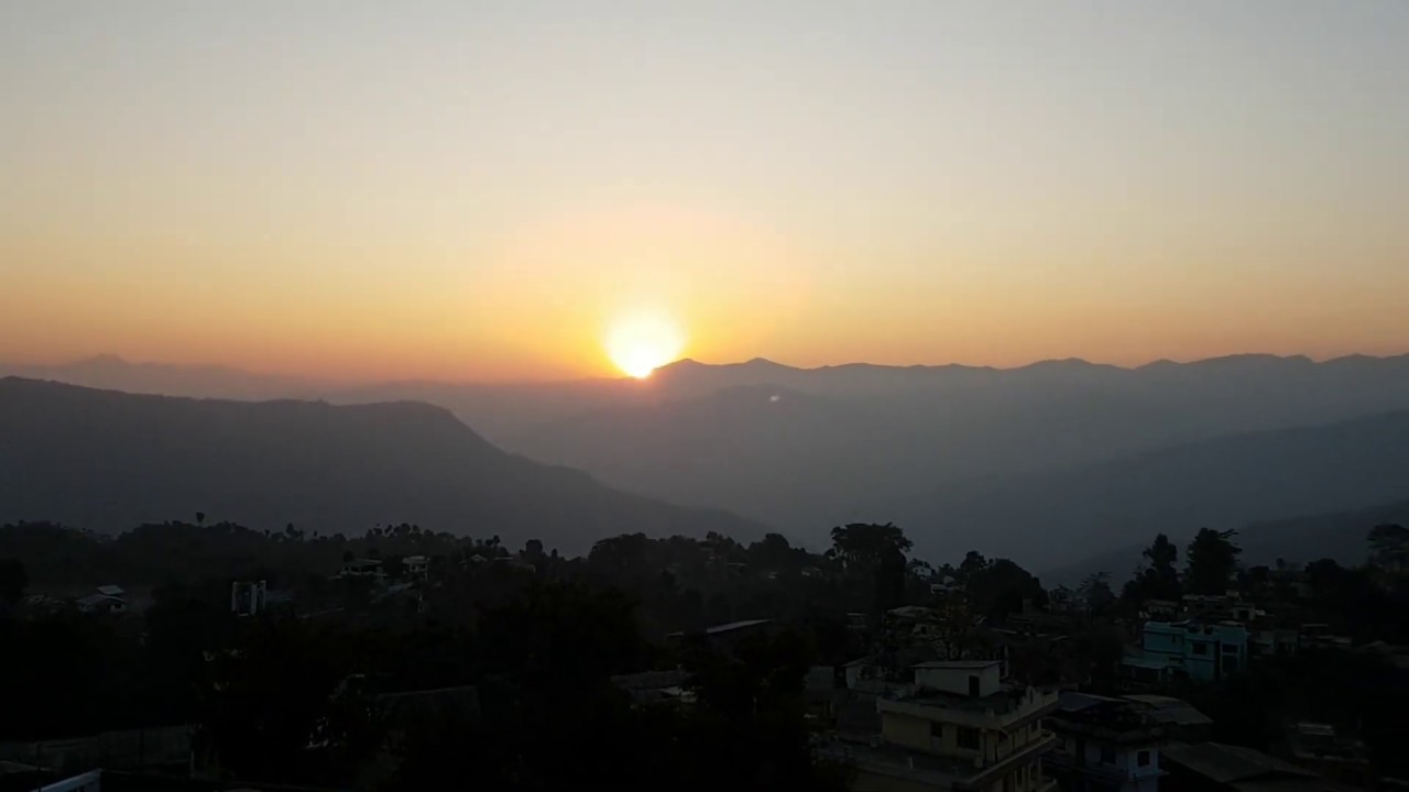 Sunrise in Dharan Nepal - YouTube
