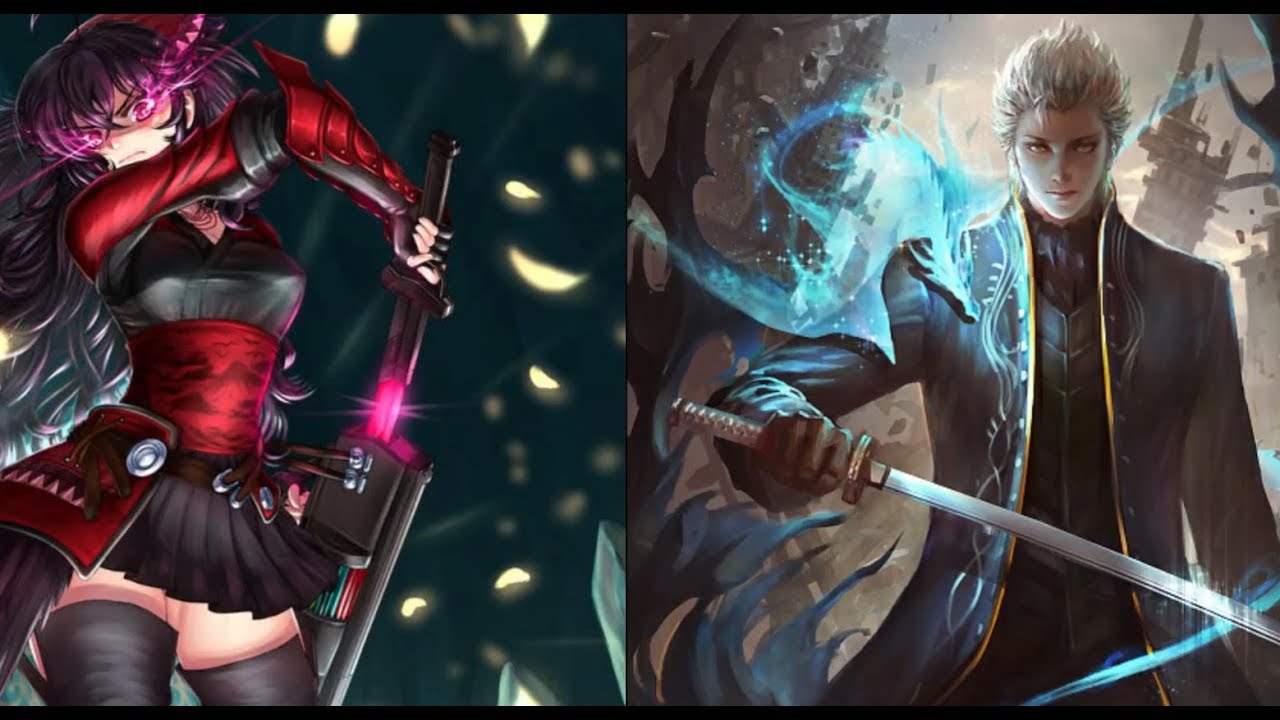 Versus Series | Raven vs Vergil | RWBY vs Devil May Cry - YouTube