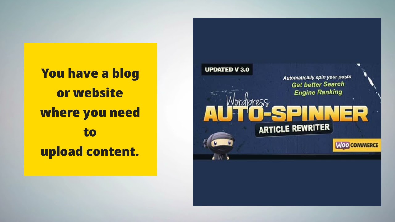 WordPress Auto Spinner: Rewrite Your Articles - YouTube