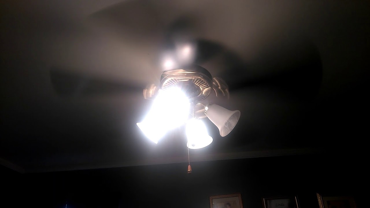 Heritage Empire Ceiling Fan (In it's new home) - YouTube