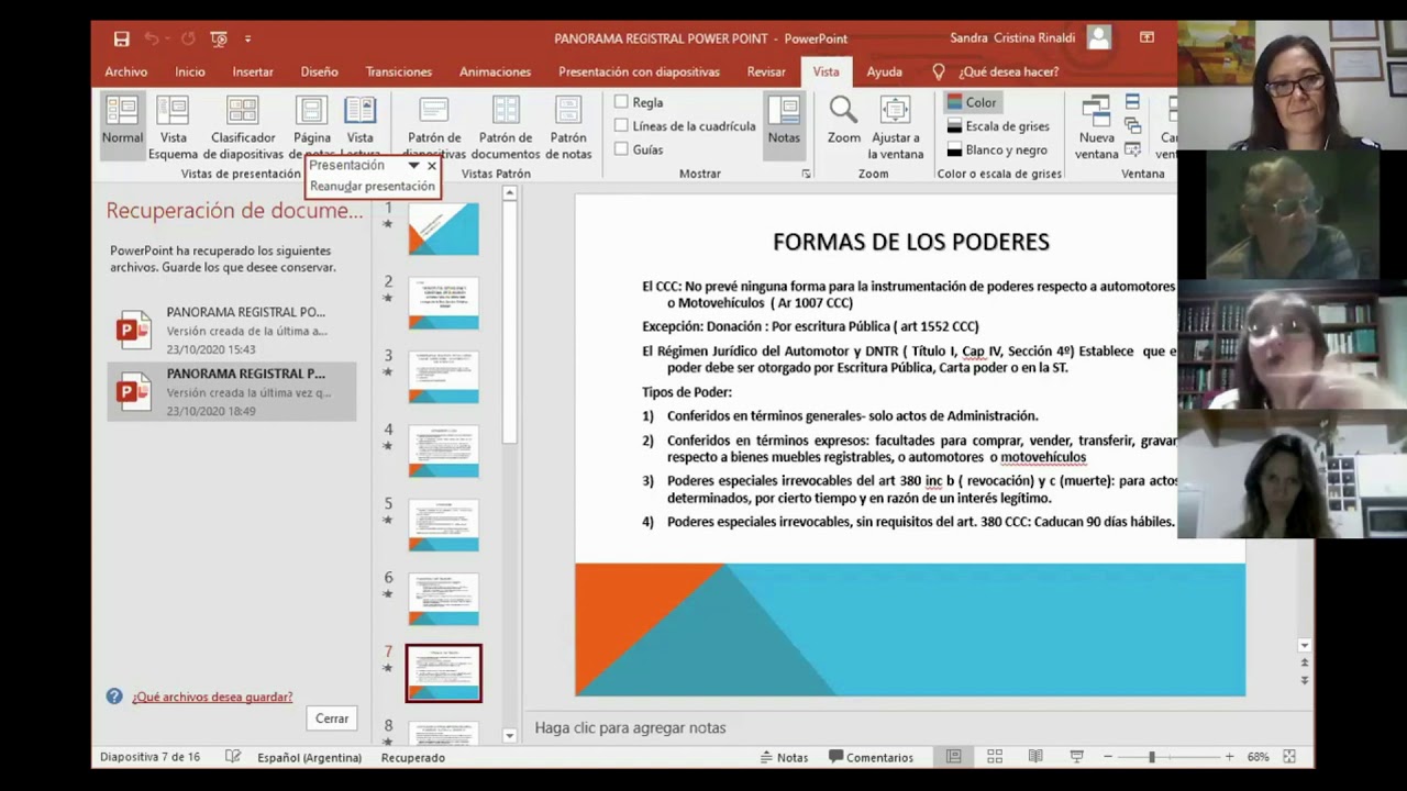 Conferencia Sandra Rinaldi IV - YouTube