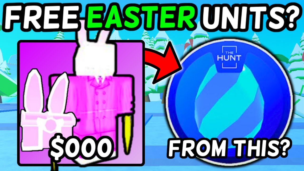 CLAIM EASTER UNITS From THE HUNT!! (Toilet Tower Defense) - YouTube