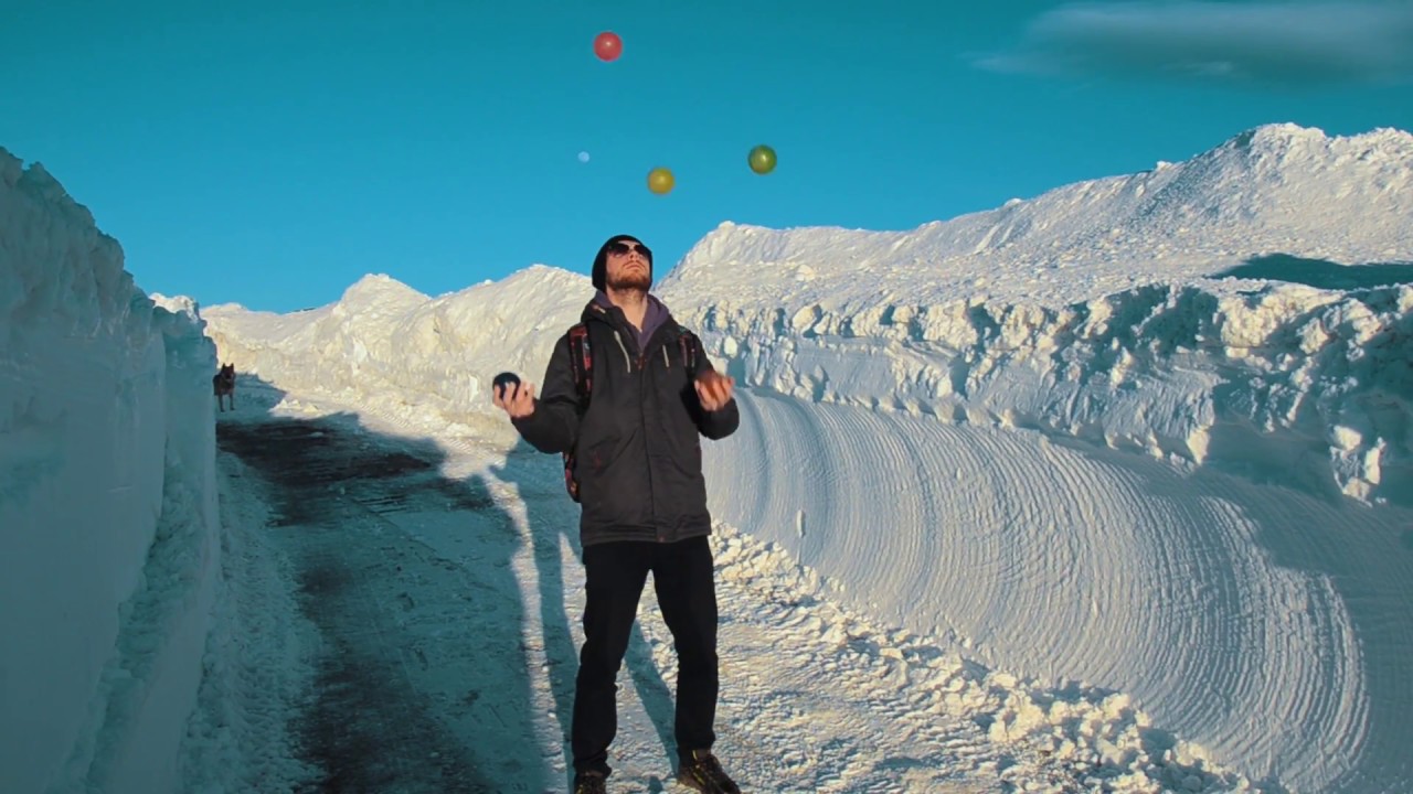 4 SEASONS OF JUGGLING: WINTER - "Come Down" music video (Romania 2017/ ...