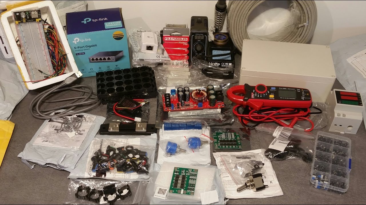 #10 Déballage de colis: Multimètre, BMS, Support 18650 et RJ45 - YouTube