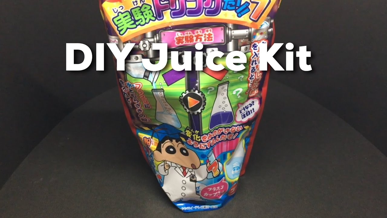 Shin-chan DIY Juice Making Kit - YouTube